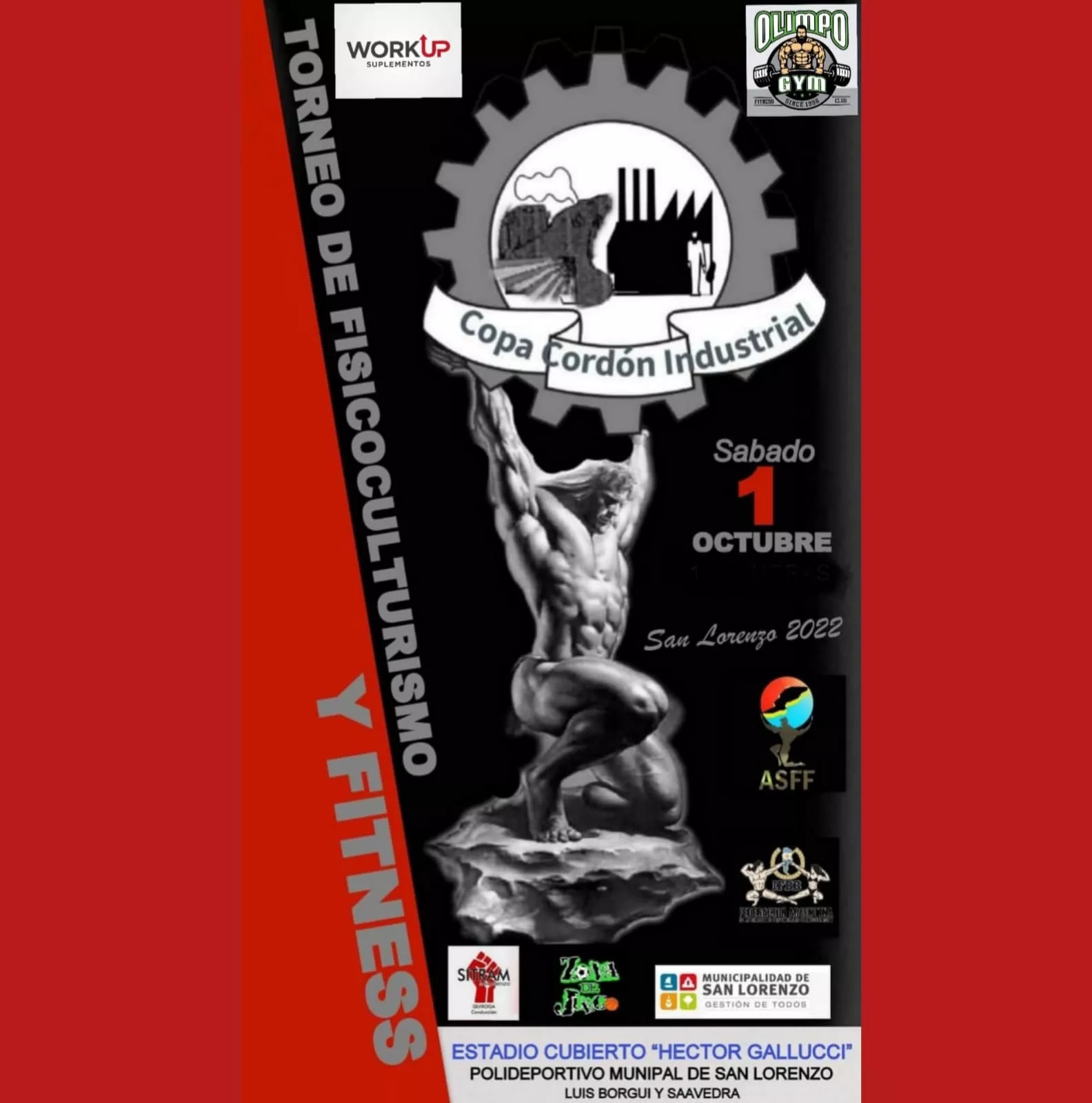 Torneo de fisicoculturismo y fitness " Copa Cordón Industrial"